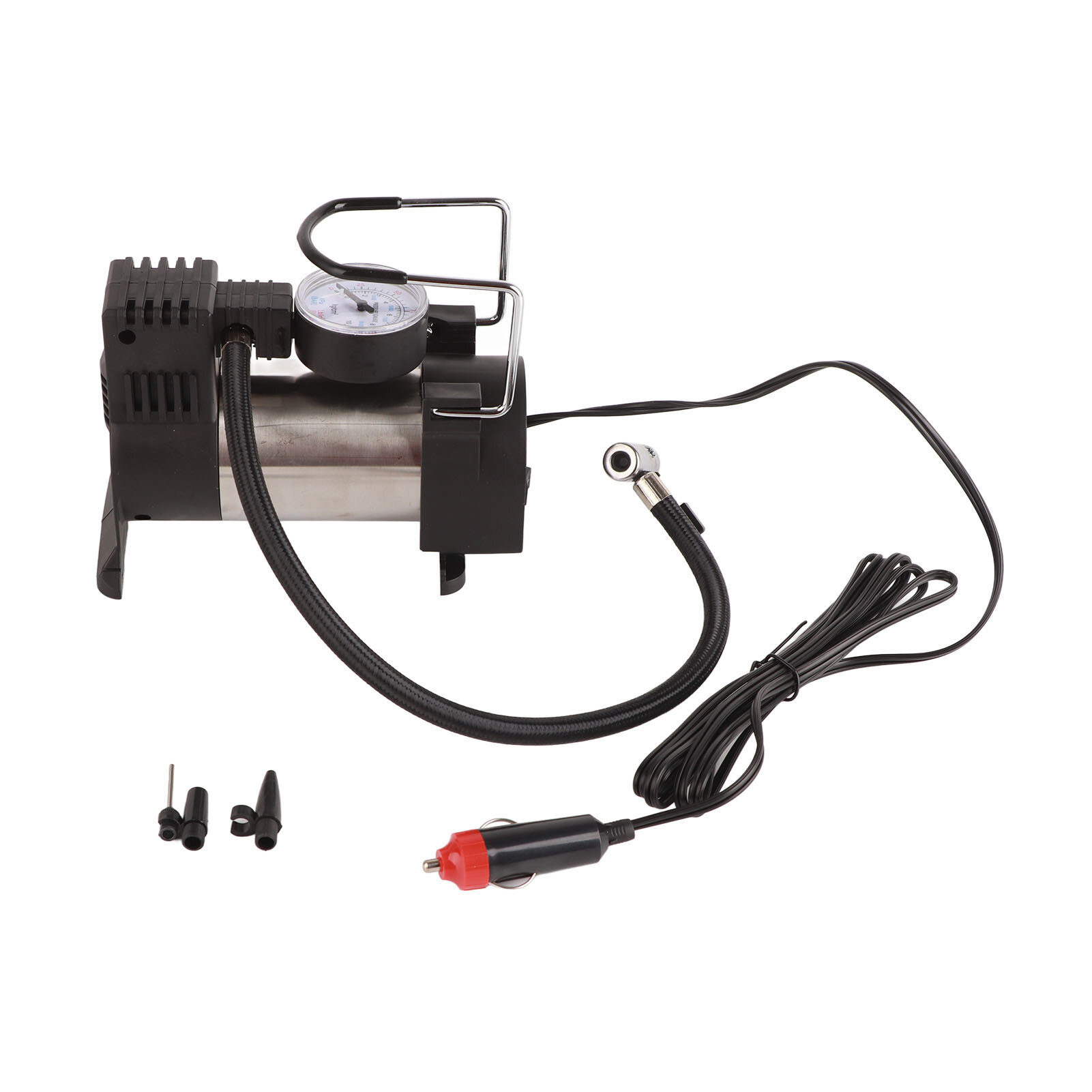Насос для шин 150 фунтов на кв. дюйм, воздушный компрессор высокого давления, автоматический насос 12 В для легковых автомобилей