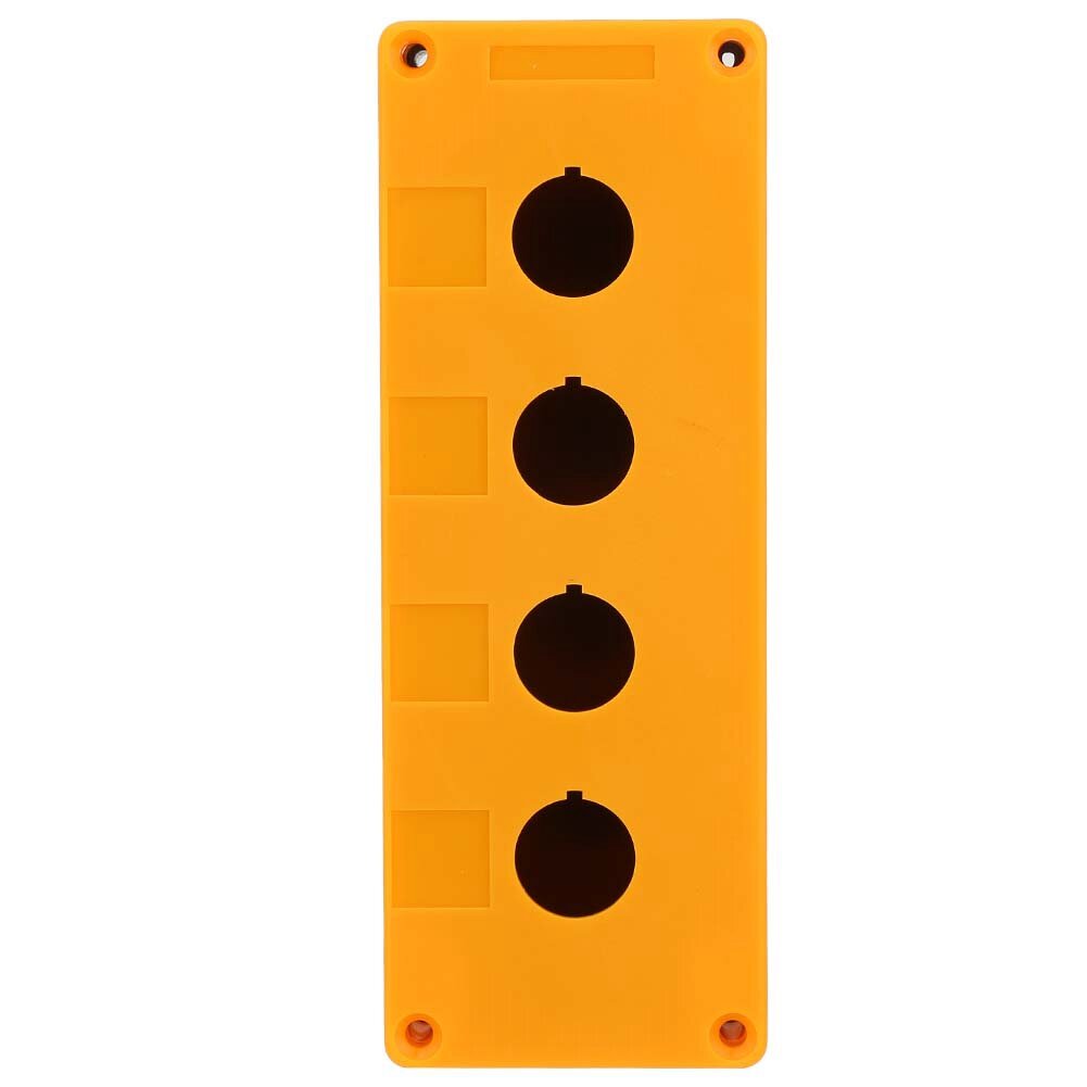 BX4 22mm Four Holes Push Button Switch Control Protective Box Case Waterproof White