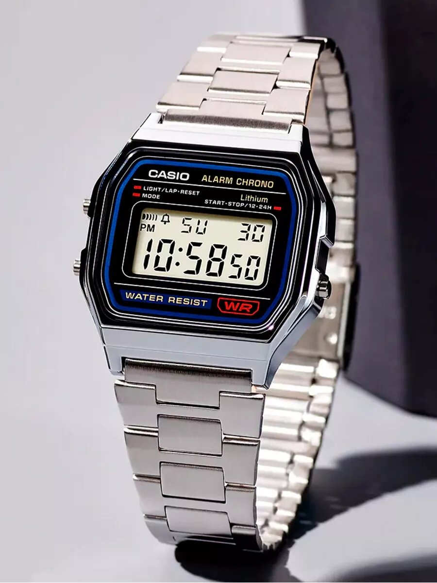 Наручные часы CASIO, серебристый — фото 1