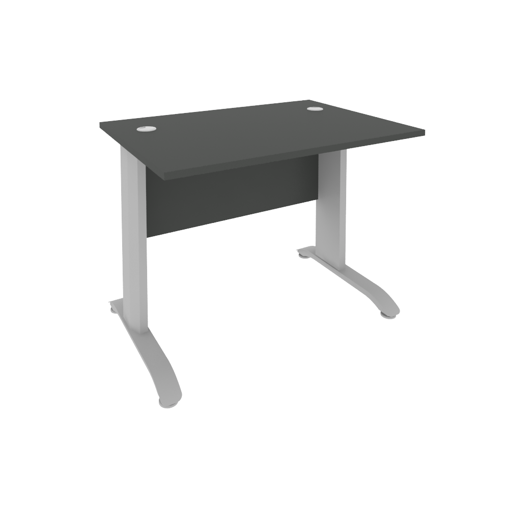 Письменный стол на Т-образном металлокаркасе L.PRO Лайт/Lite M. CT-1 Антрацит 1000*720*750