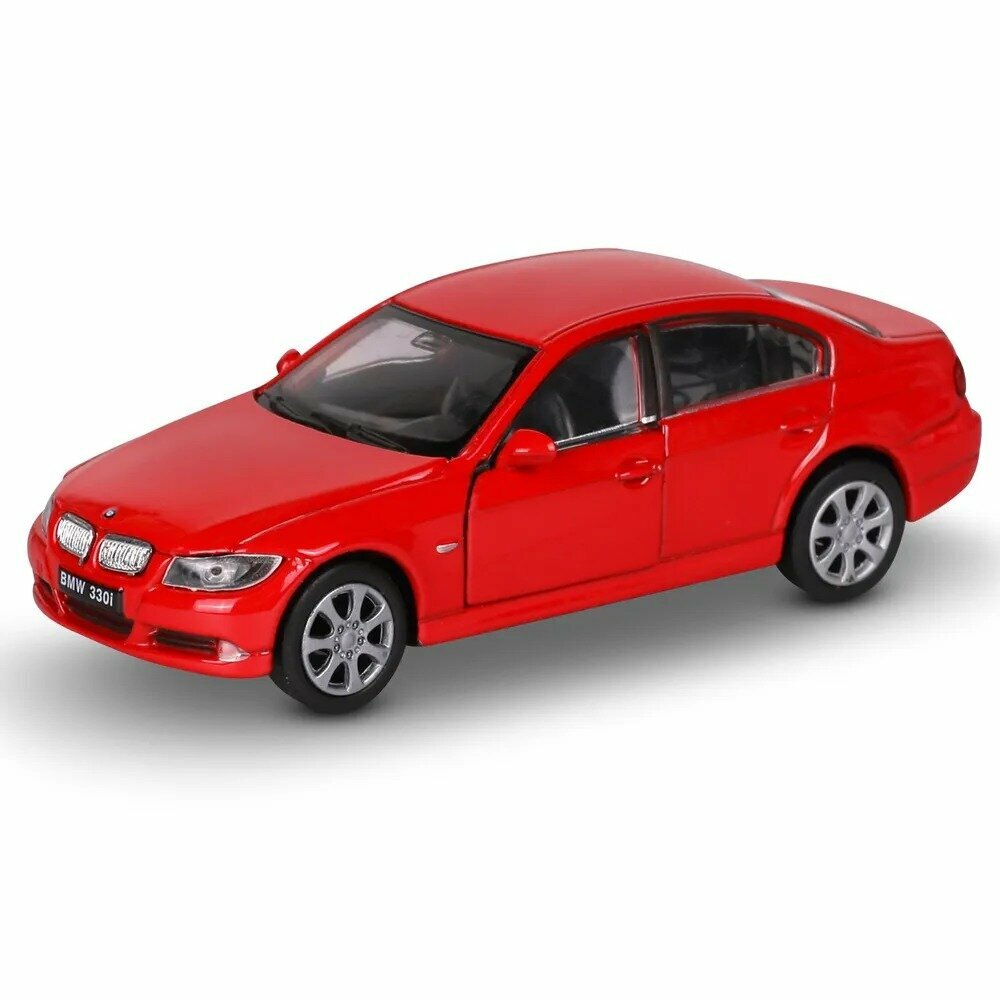 Игрушка Модель машины 1:34-39 БМВ 330i 42364 Welly красный