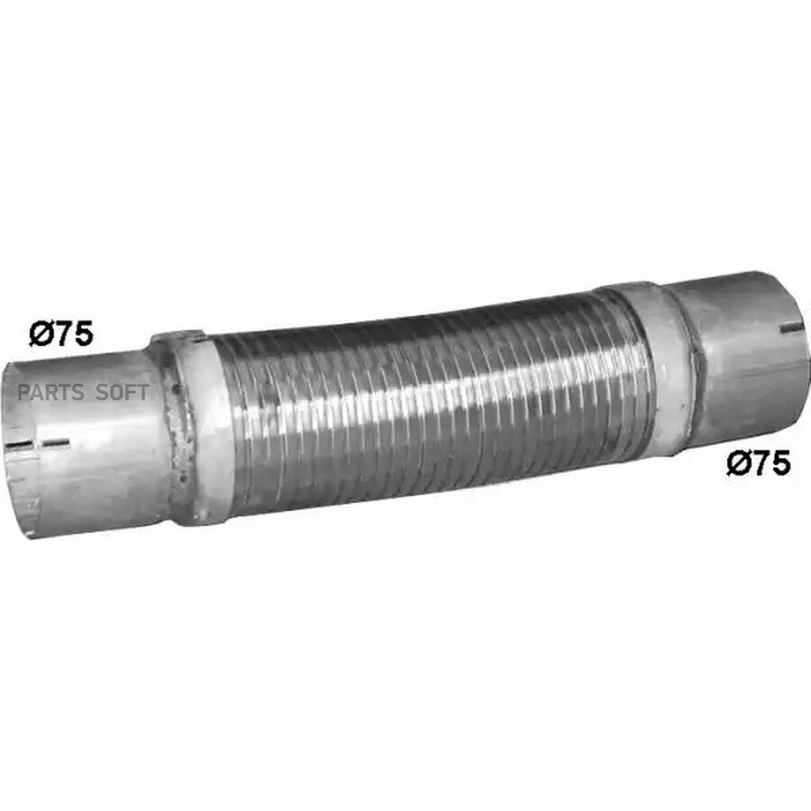 Глушитель TRUCK MERCEDES BENZ: ATEGO от официального дистрибьютора, POLMOSTROW, артикул 6957