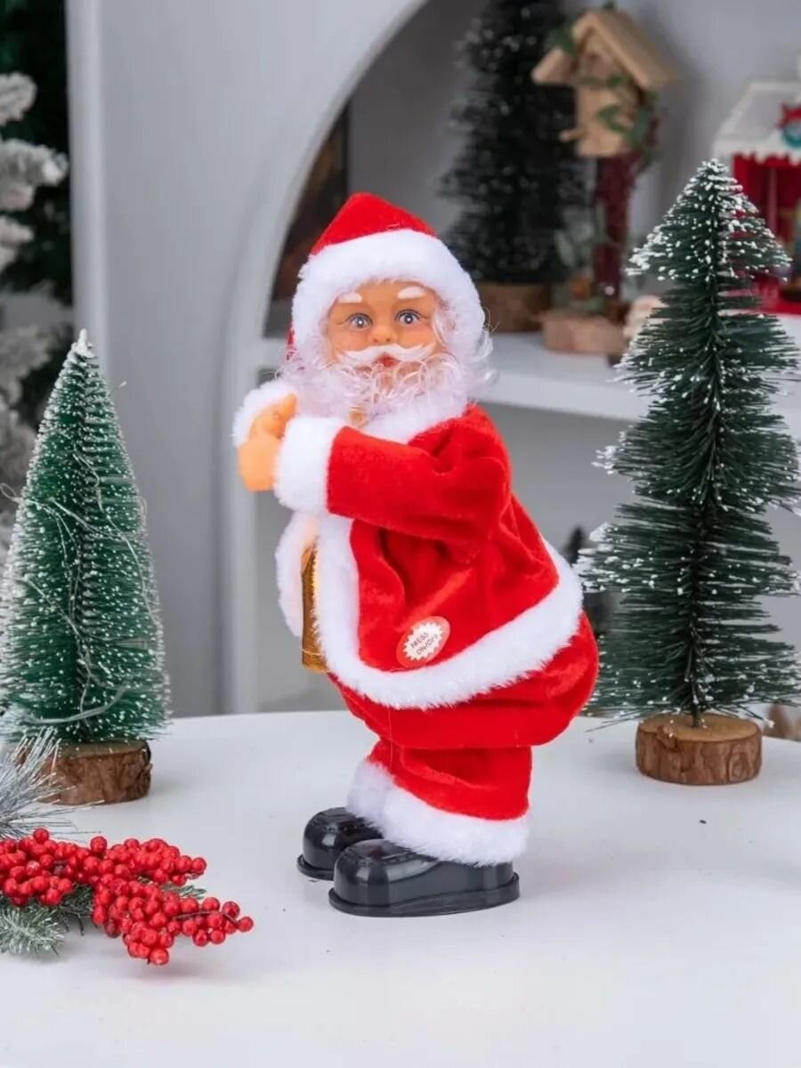 Игрушка под елку, высота 22 см, длина 30 см