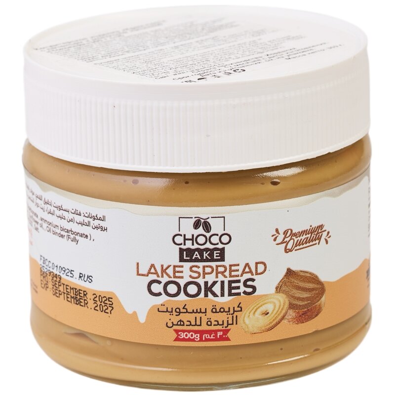 Крем-паста с печеньем и молочной начинкой Choco Lake Иордания 300г