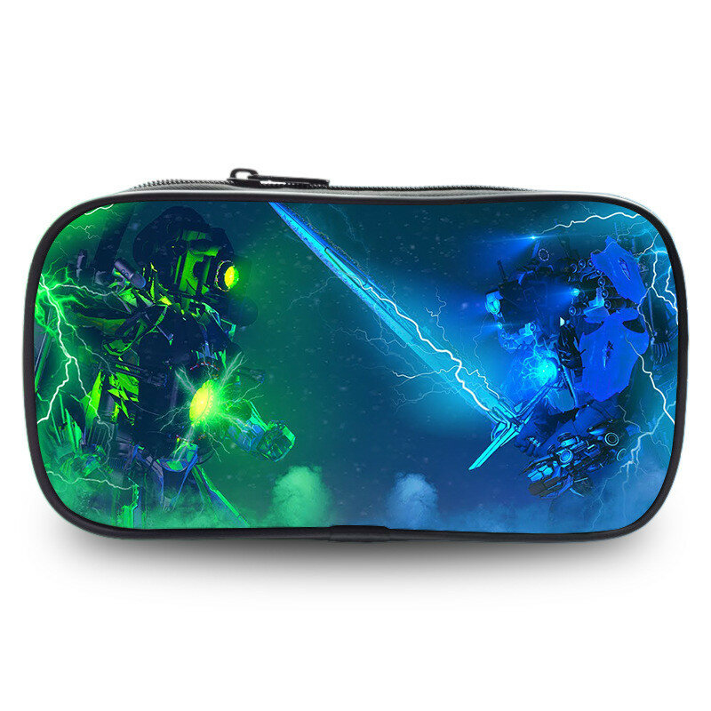 Пенал universal red lotus titan, большой объем, полиэстер, красный