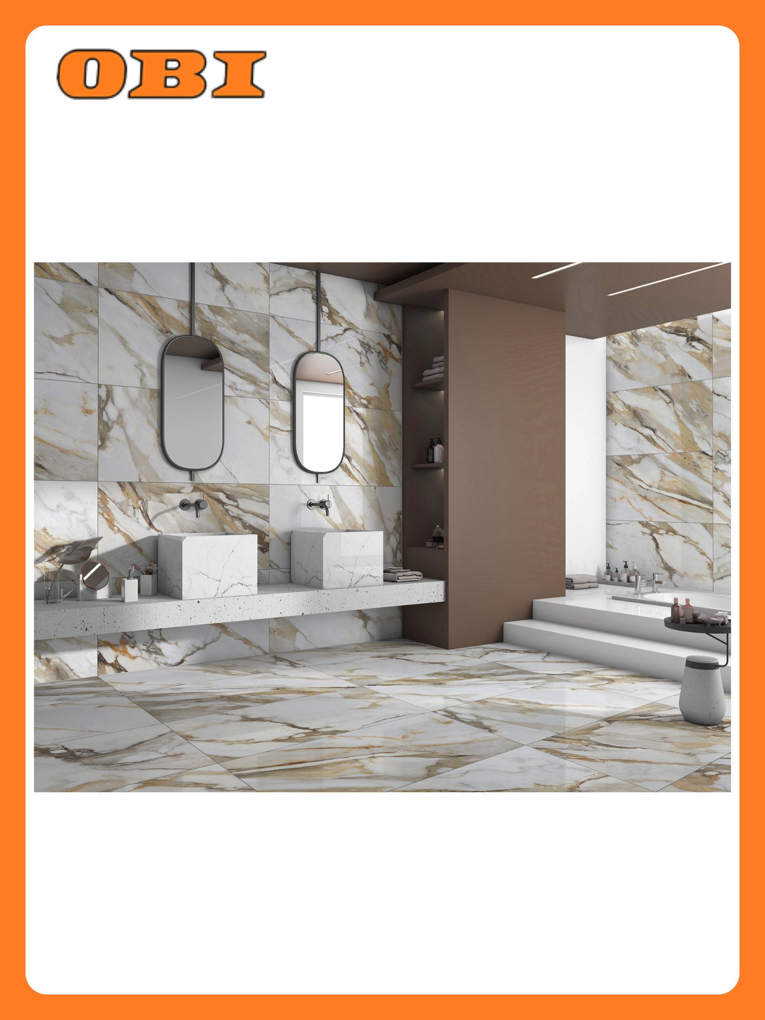 Керамогранит Global Tile Borghini GT120605403PR Белый полированный 60х120 см