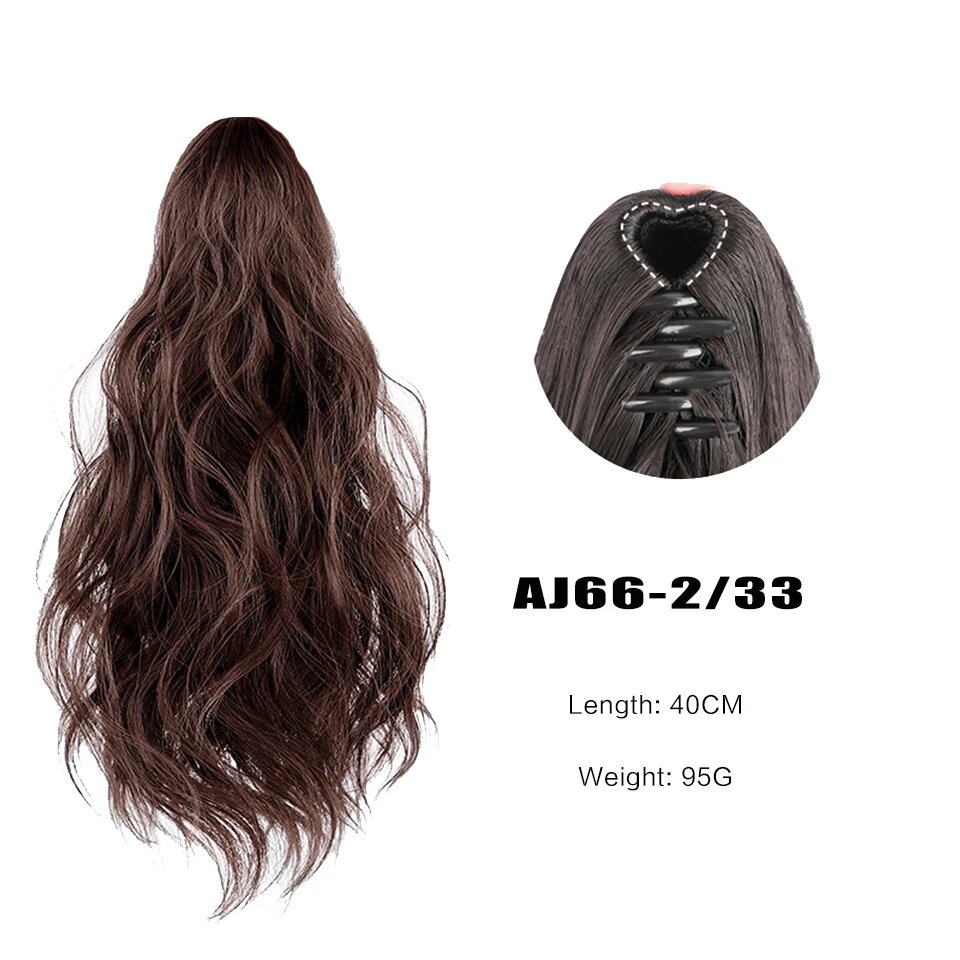 Длинный волнистый хвост из синтетики, Цвет: P2/350