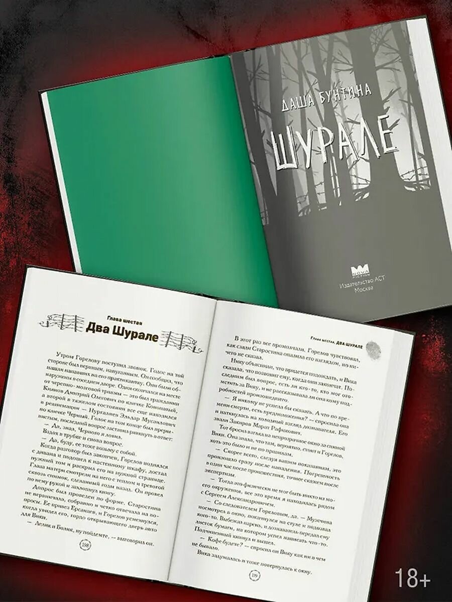 Книга "Шурале", Даша Бунтина, мистика, твердый переплет,448 стр — фото 1