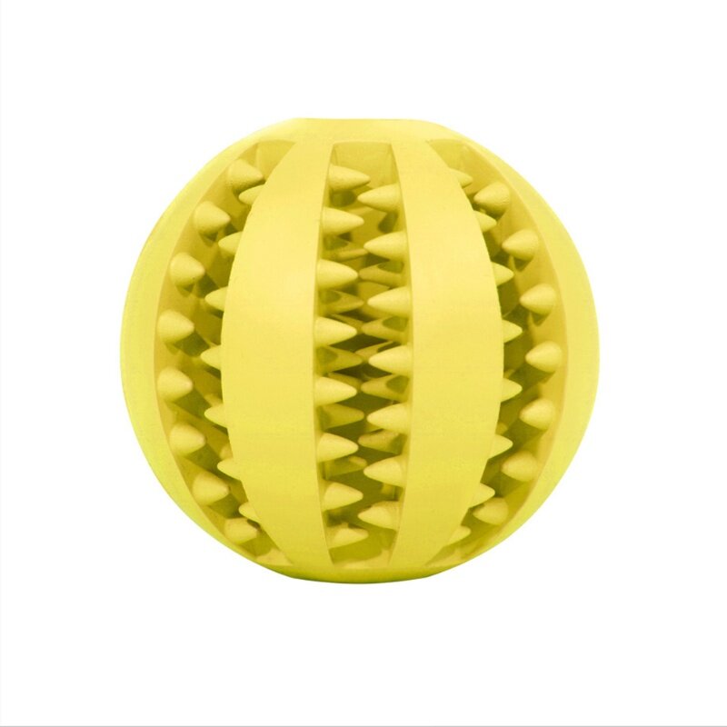 Резиновая игрушка для собак fun chew toy ball, желтый, l (7 см)