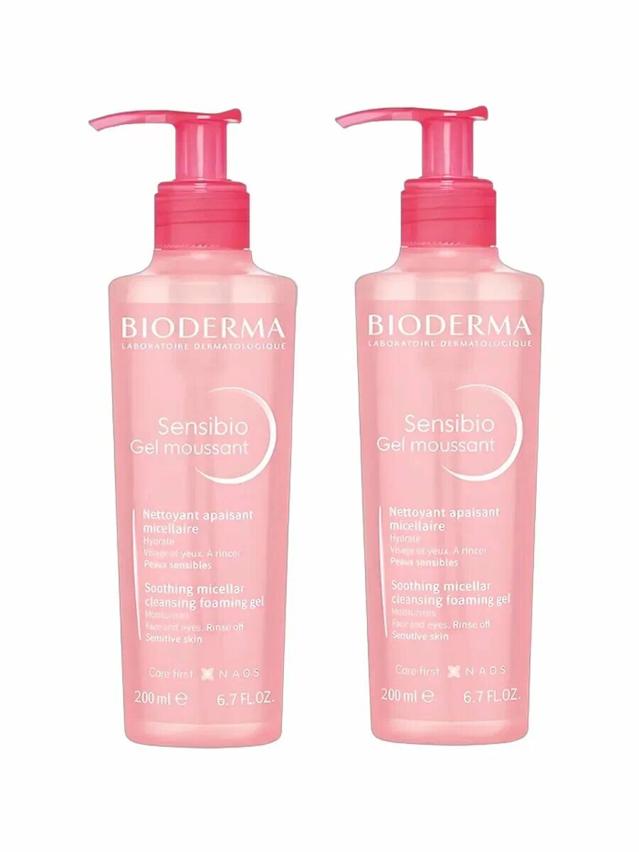 BIODERMA Sensibio Гель Муссан Для чувствительной кожи! Нежное очищение + увлажнение