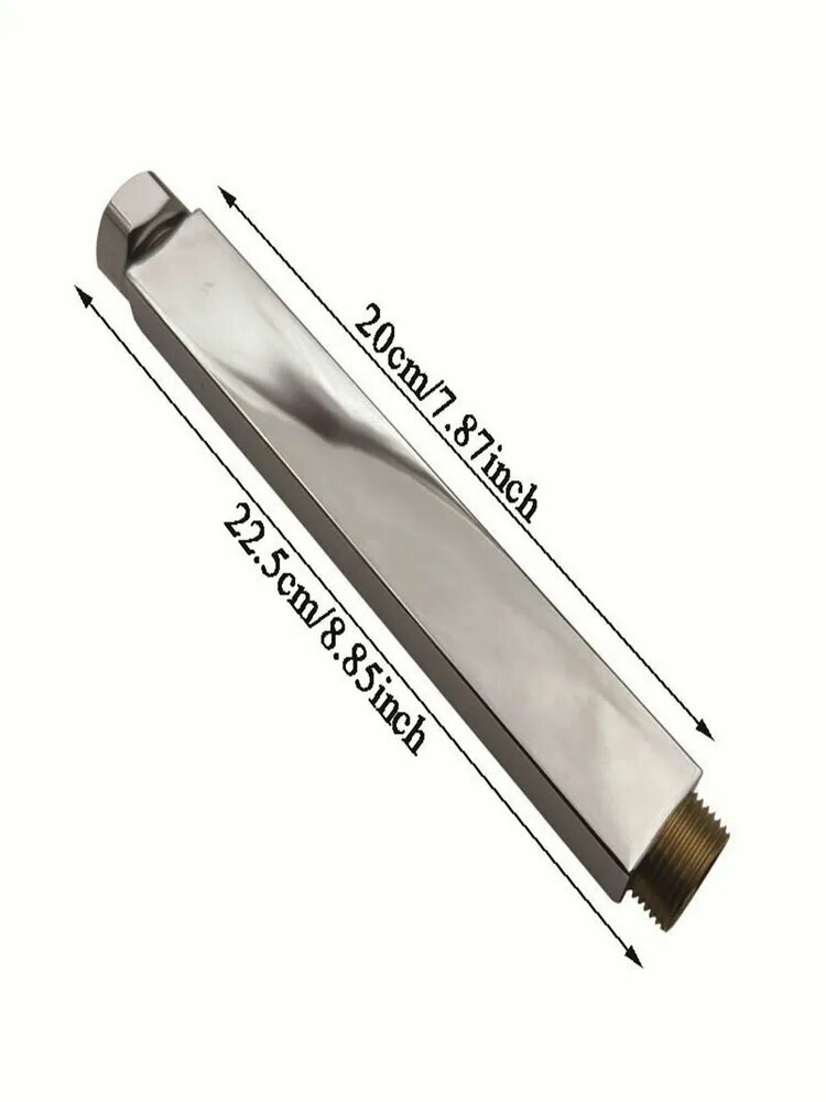 Диаметр 25мм удлинитель тропического душа для душевых систем и стоек душевой штанги Хром20CM