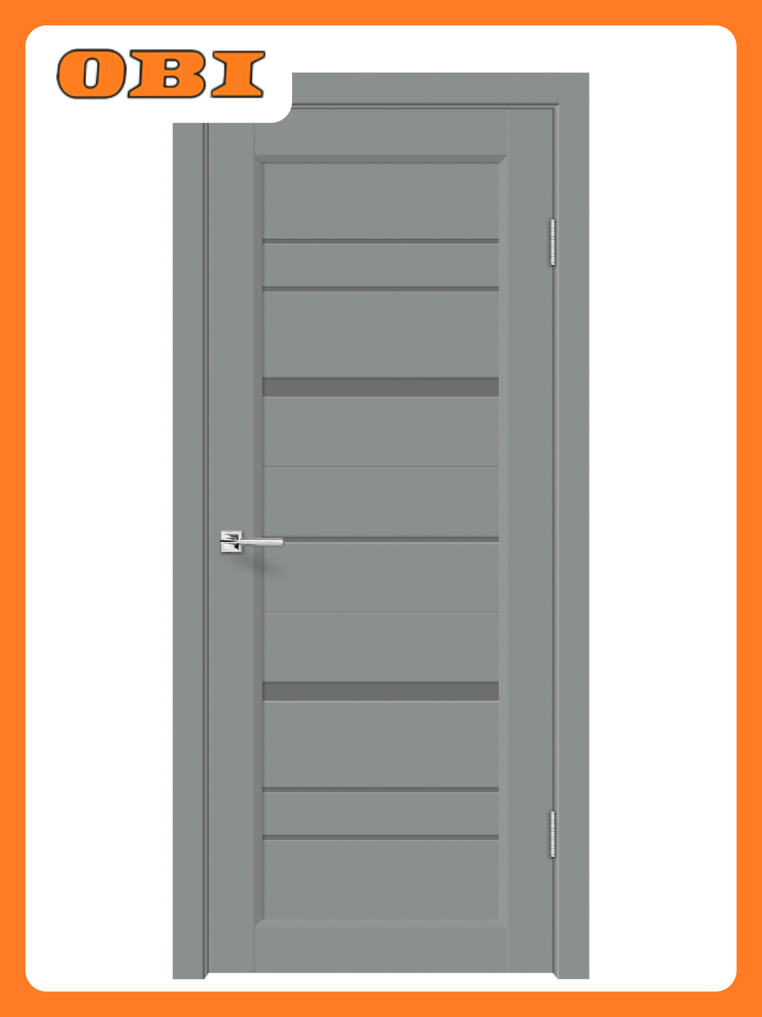 Дверное полотно VELLDORIS "Феерия", МДФ и ДСП, экошпон, со стеклом, 700x2000 мм