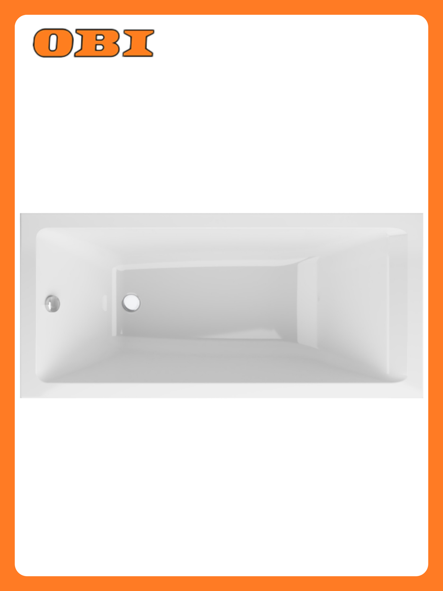 Ванна акриловая AM.PM GEM W90A-150-070W-A 150х70 см