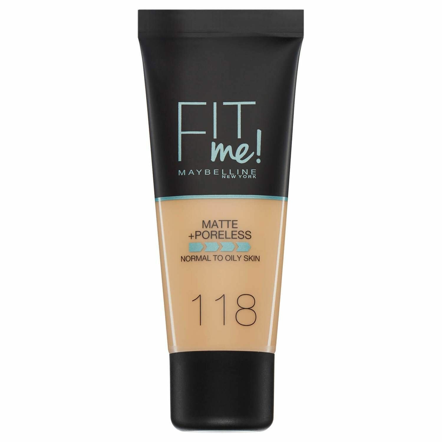 Матирующий тональный крем Maybelline Fit Me! для сужения пор тон 118 Light Beige