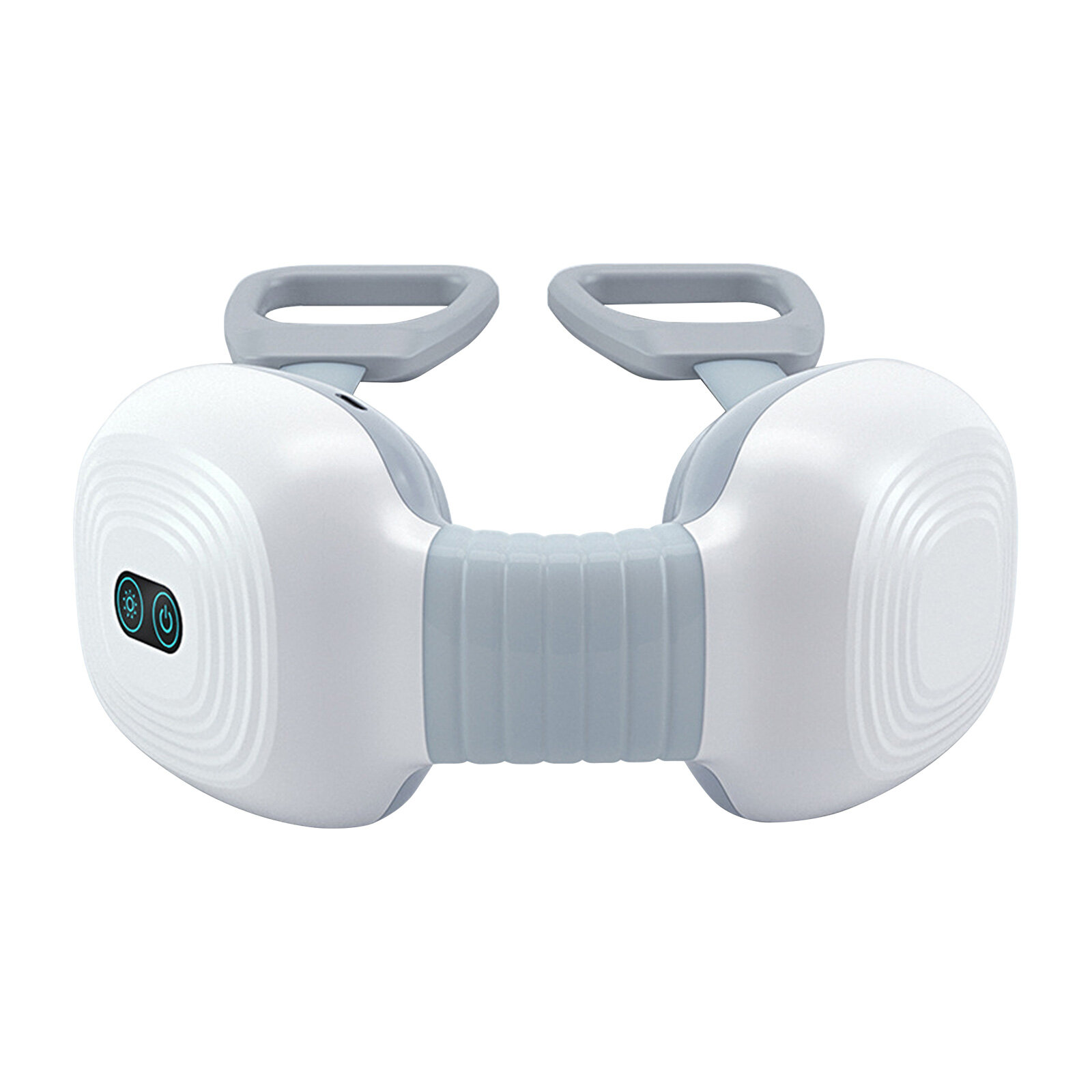 Портативный электрический массажер для шеи Cervical Heating массажер беспроводной массажер для шеи спины плеч 3 режима массажа 15мин таймер встроенная батарея для снятия боли в шее материал ABS + силикон температура массажа 45℃ батарея 2000mAh литий-ion