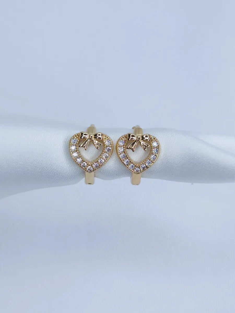 Серьги, искусственный камень