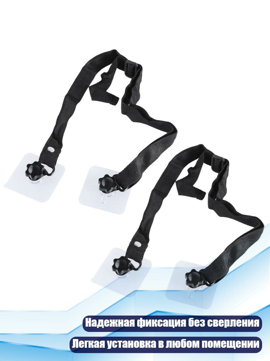 Анкерные крепления без сверления для фиксации мебели и телевизоров