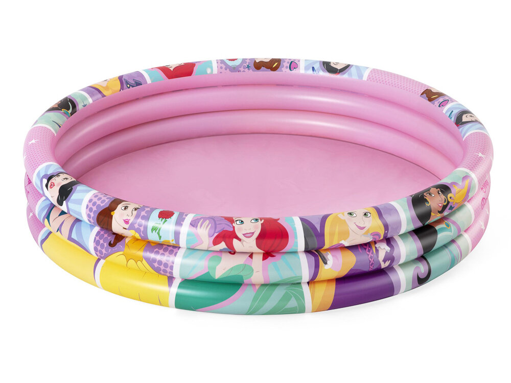 Бассейн детский 122*25см 3 кольца Disney Princess Bestway 91047