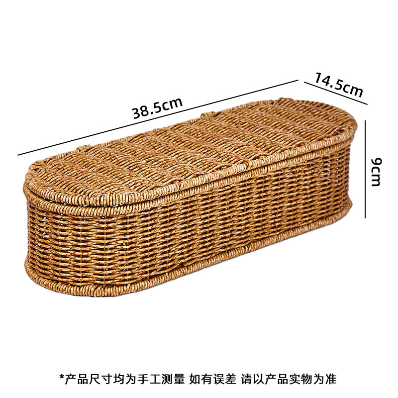 Коробка для управления кабелями в скандинавском пасторальном стиле, имитация ротанга, телевизионный шкаф, коробка для хранения удлинителя, органайзер для электрических проводов