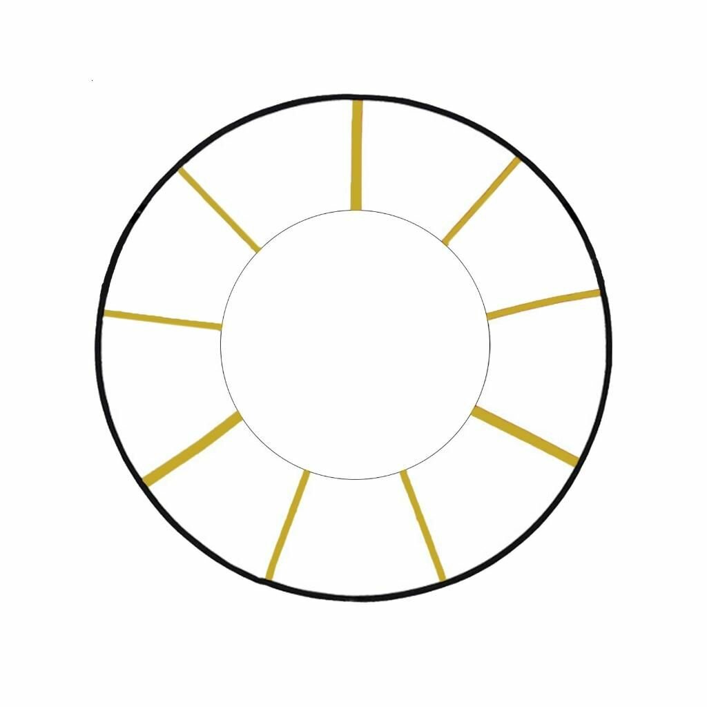 Лестница для скоростной тренировки, - 9 сеток