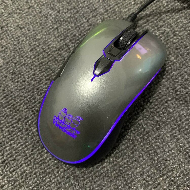 В наличии, недорогая и долговечная игровая мышь Anhua A3050, подходит для PUBG, с подсветкой и четким кликом.