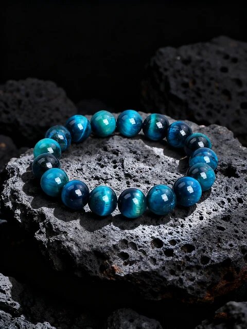 Браслет из красного тигрового глаза, натуральные каменные бусины, амулет для энергетического и духовного исцеления, защита от пороков, ручная работа, подходит как для мужчин, так и для женщин.