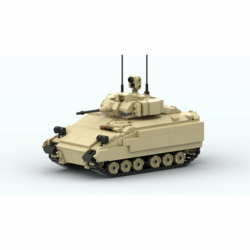 MOC домашние строительные блоки M2 Брэдли модель танка военные DIY собранные строительные блоки игрушки для детей