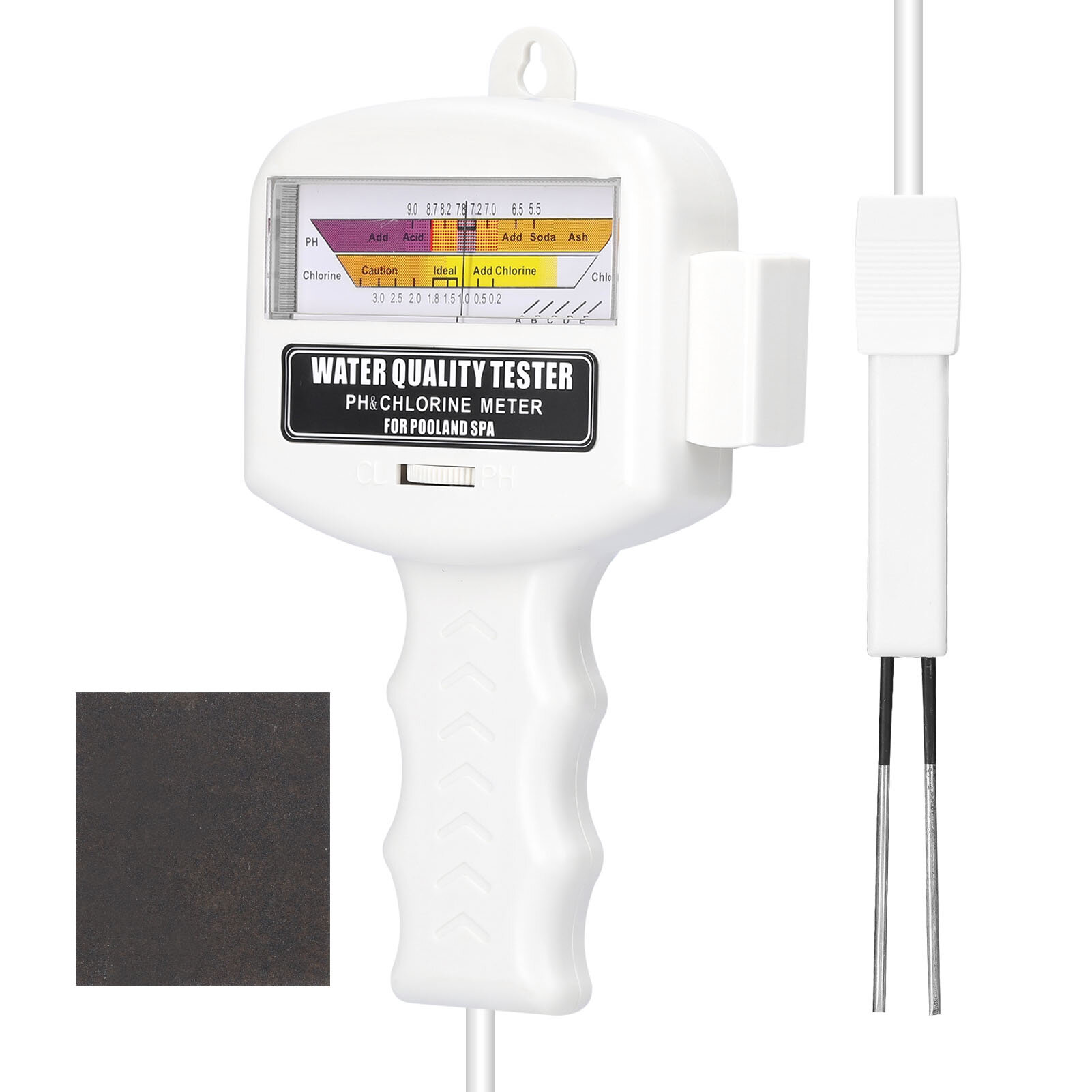 Двухвременный тестер качества воды, портативный цифровой анализатор уровня рН и хлора CL2 с зондом для бассейнов и СПА-воды