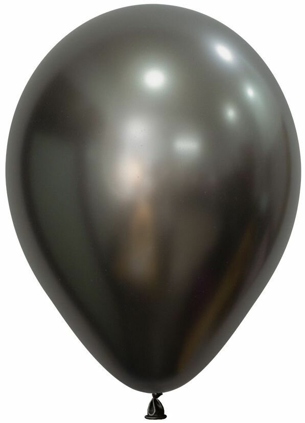 Шар воздушный Sempertex Полуночный серый, шелк, 13 см, 50 шт.
