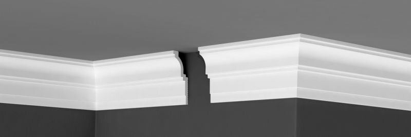 Плинтус Потолочный Де-Багет П20 100/40 Д2000хШ40хВ100 мм*