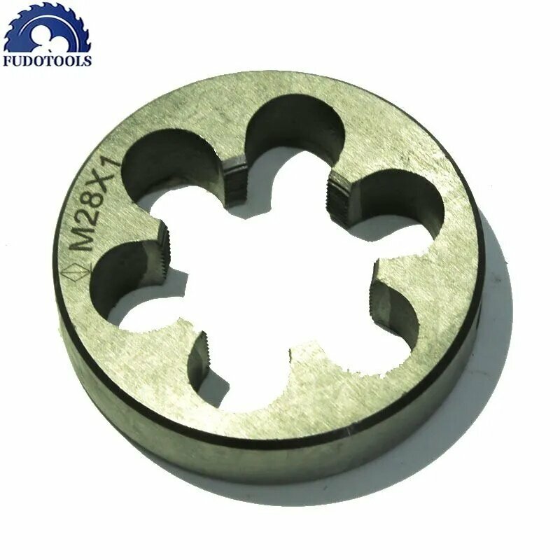 Плашка ручная, М28х1,0, Сталь инструментальная, 1 штука, FUDO