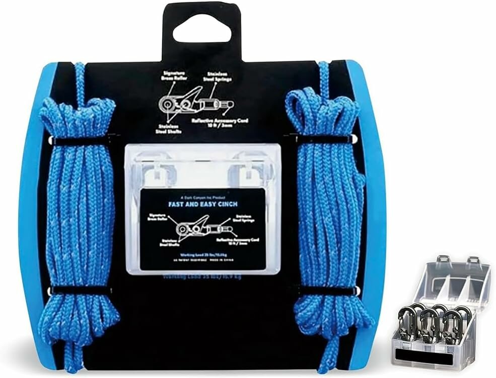 Натяжитель Каната: Алюминиевый Сплав До 150 Кг Быстрое Натяжение - Компактный 85 Грамм Для Туризма И Кемпинга Универсальный Инструмент Для Канатов 2-6 Мм