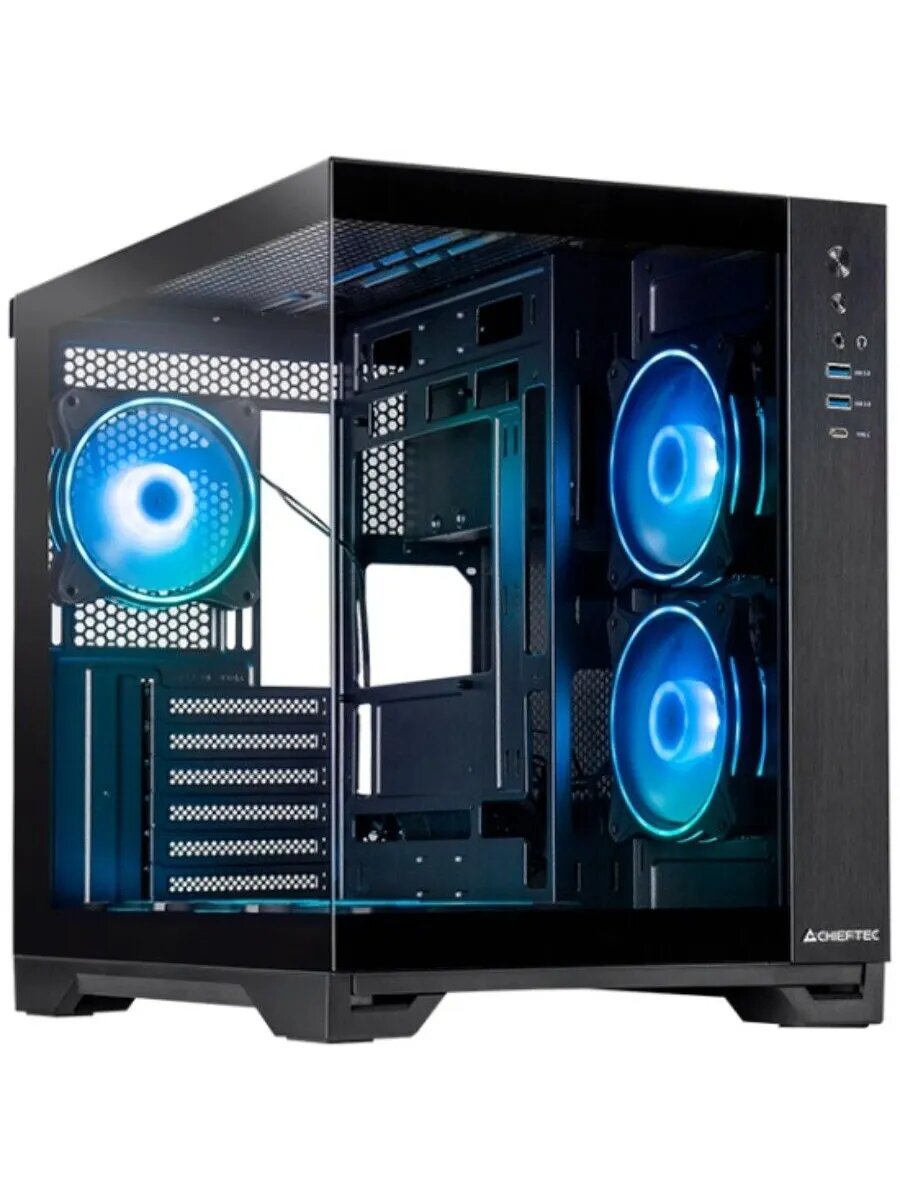 Корпус Visio GM-30B-TG-OP черный