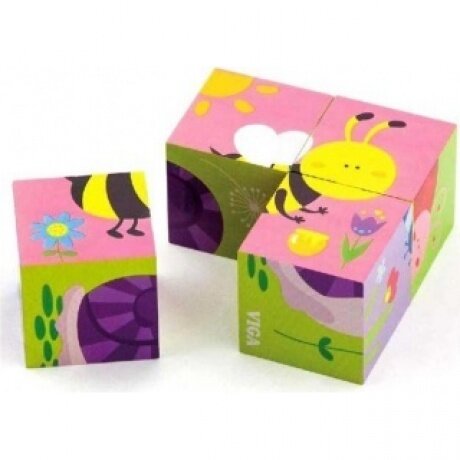 Кубики 4 элемента в коробке VG50160