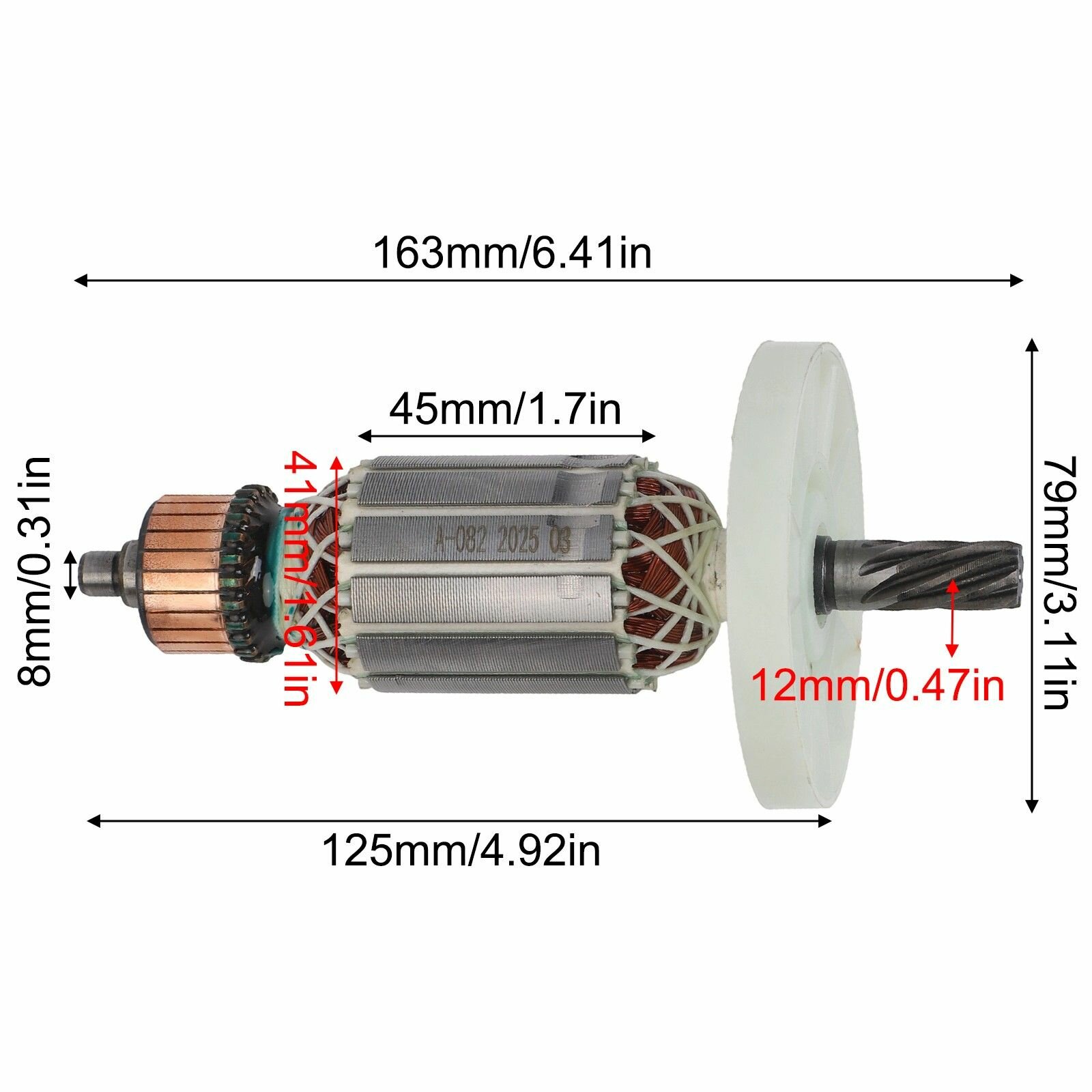Якорь ротора якорной обмотки
