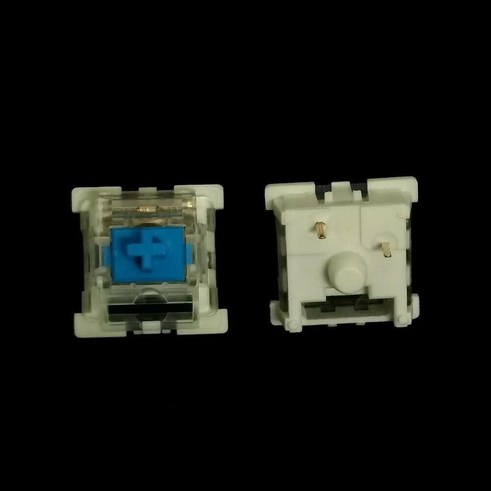 Игровая клавиатура Синий свитчи для клавиатуры Outemu - 100 шт, (Outemu Blue), синий