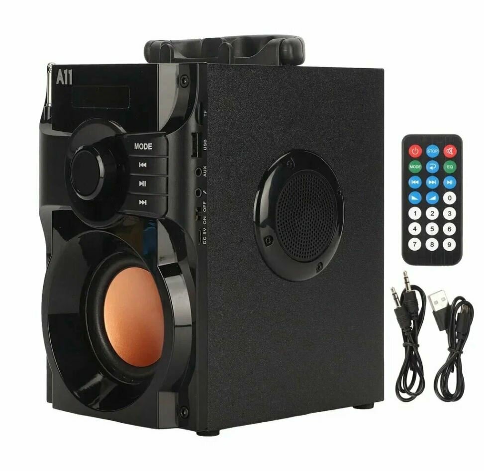 Беспроводная портативная Bluetooth колонка A11 FM-радио AUX 10W