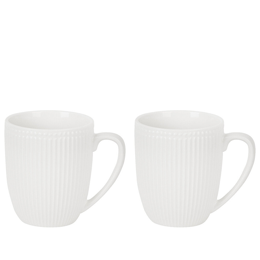 Набор кружек 2 шт. "Белый шоколад", 350 мл, Nouvelle, 2740015-Н2