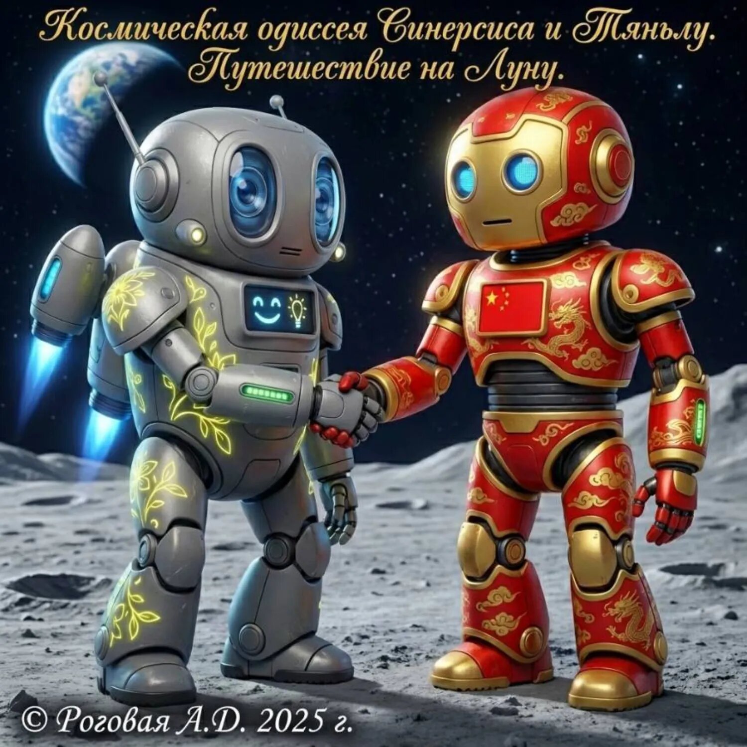 Космическая одиссея Синерсиса и Тяньлу. Путешествие на Луну. [Аудиокнига]