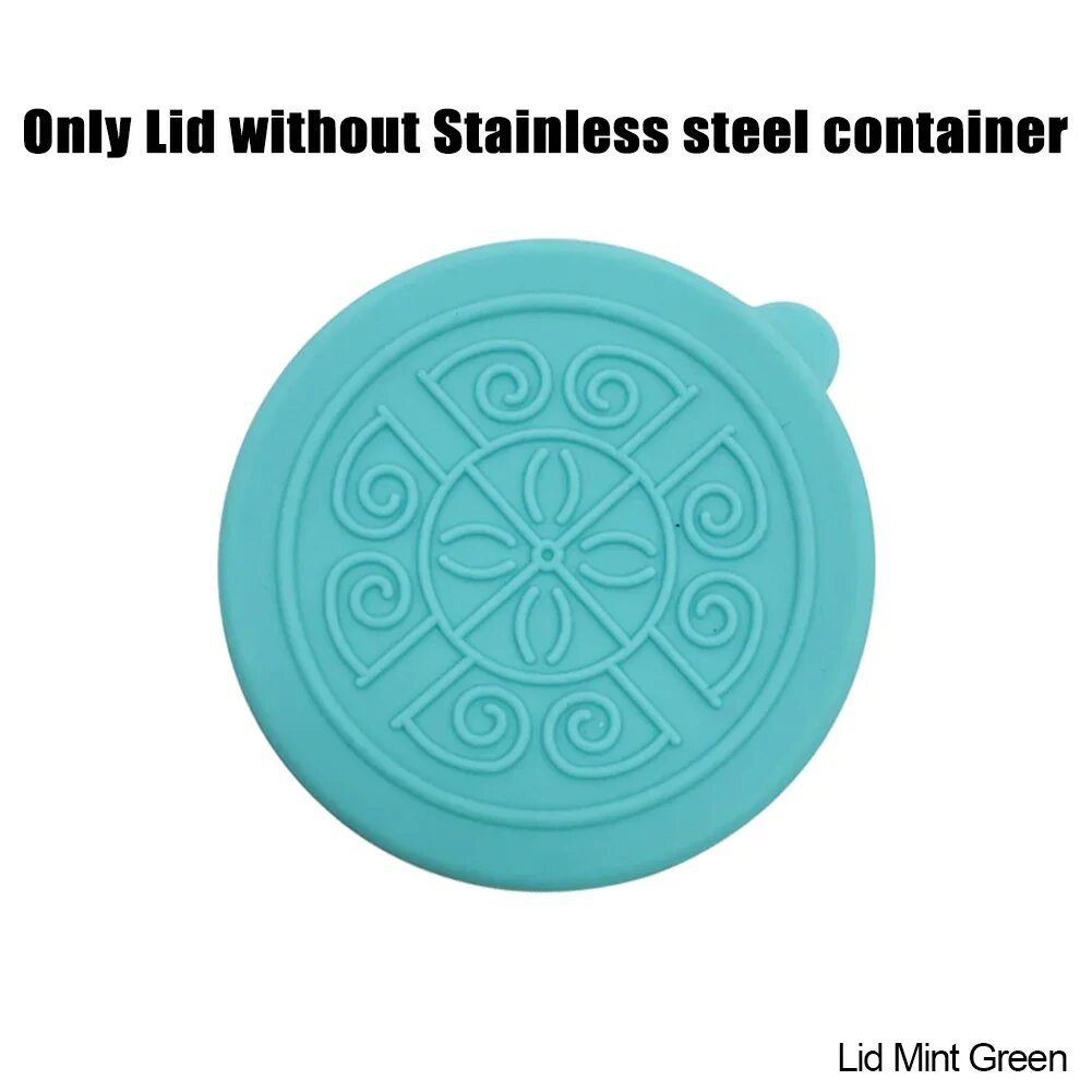 Контейнер для соуса из нержавеющей стали 50 мл Зеленый, Only Lid Mint Green