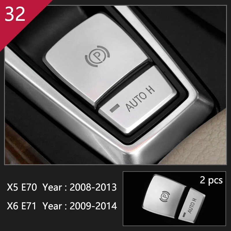 Для BMW X5 X6 E70 E71 Аксессуары для салона автомобиля Кондиционер CD Консоль Панель Крышка Украшение Накладка Углеродное волокно Стайлинг автомобиля Type 32