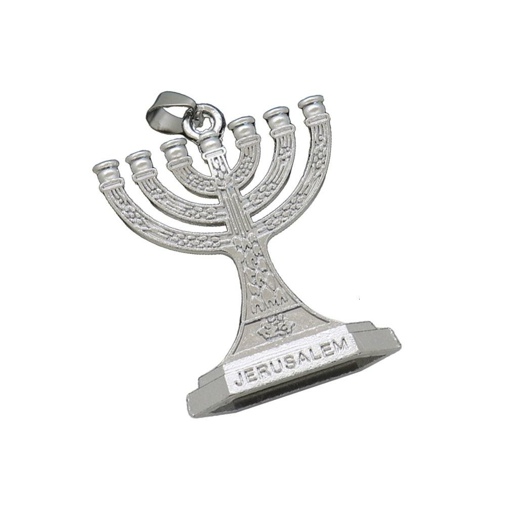 Семисвечник (менора), стальной цвет - Украшения