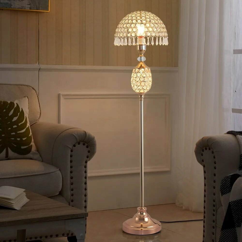 Хрустальный торшер