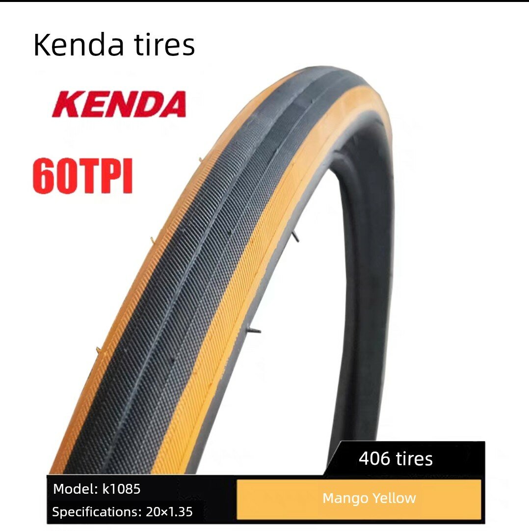 Оригинальная легкая тонкостенная покрышка Kenda для велосипедов с маленькими колесами 14/16/20*1.35 с камерой 20*1.35