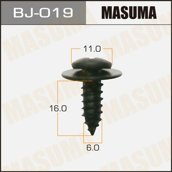 Саморез MASUMA BJ-019 Universal 6x16, упаковка 10 шт