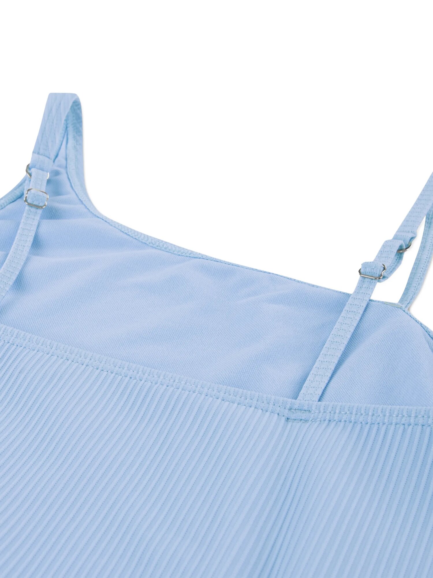 Купальник Abercrombie & Fitch Ribbed cut-out swimsuit, размер 6 лет, синий — фото 1