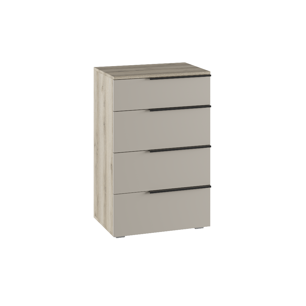 Комод для вещей "ПВШ Заря" 60см, дуб делано/кашемир