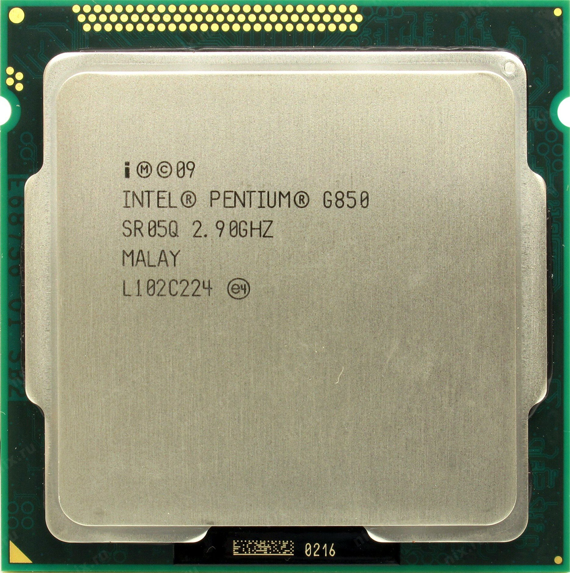 Intel Pentium G850 2.9 GHz/2core/SVGA HD Graphics/0.5+ 3Mb/65W/5 GT/s LGA1155