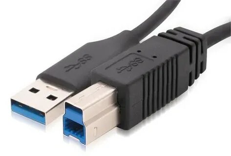 Dell Сетевой кабель питания USB 3.0 Type-A/USB 3.0 Type-B, черный
