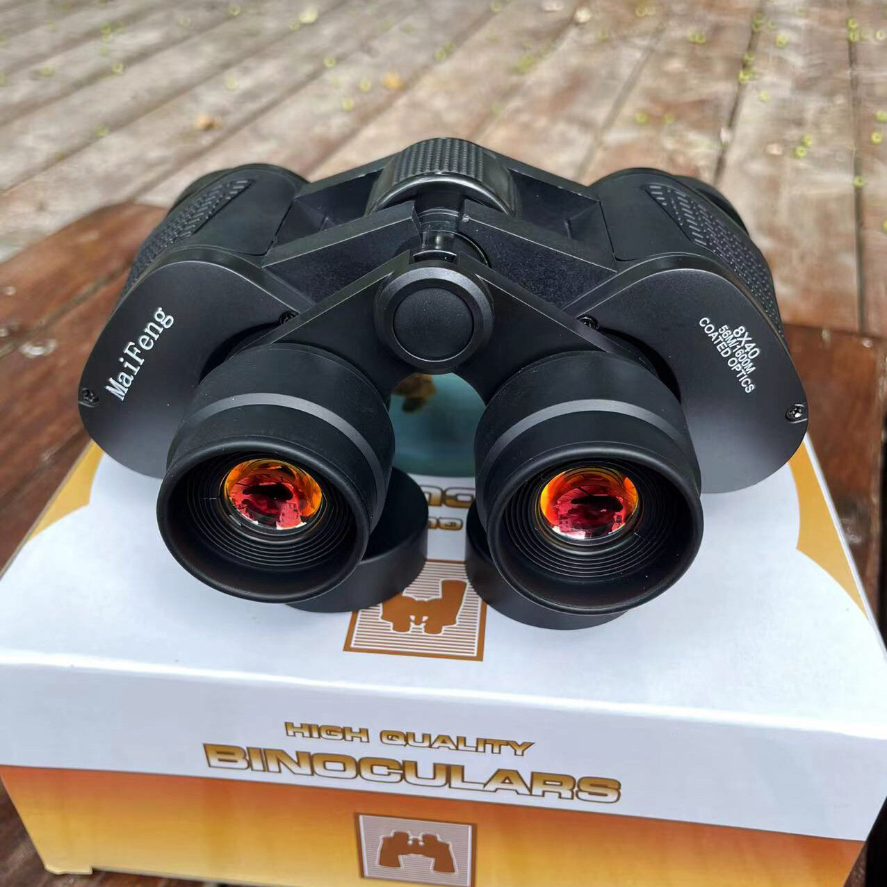 MAIFENG 8x40 Бинокли с красной точкой для охоты и наблюдения за птицами